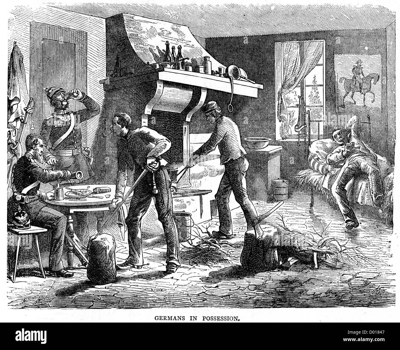 Soldiers german occupation troops hi-res stock photography and images ...