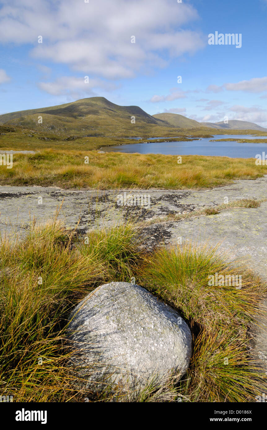 Loch Enoch, looking towards Merrick, Galloway Hills, Dumfries ...