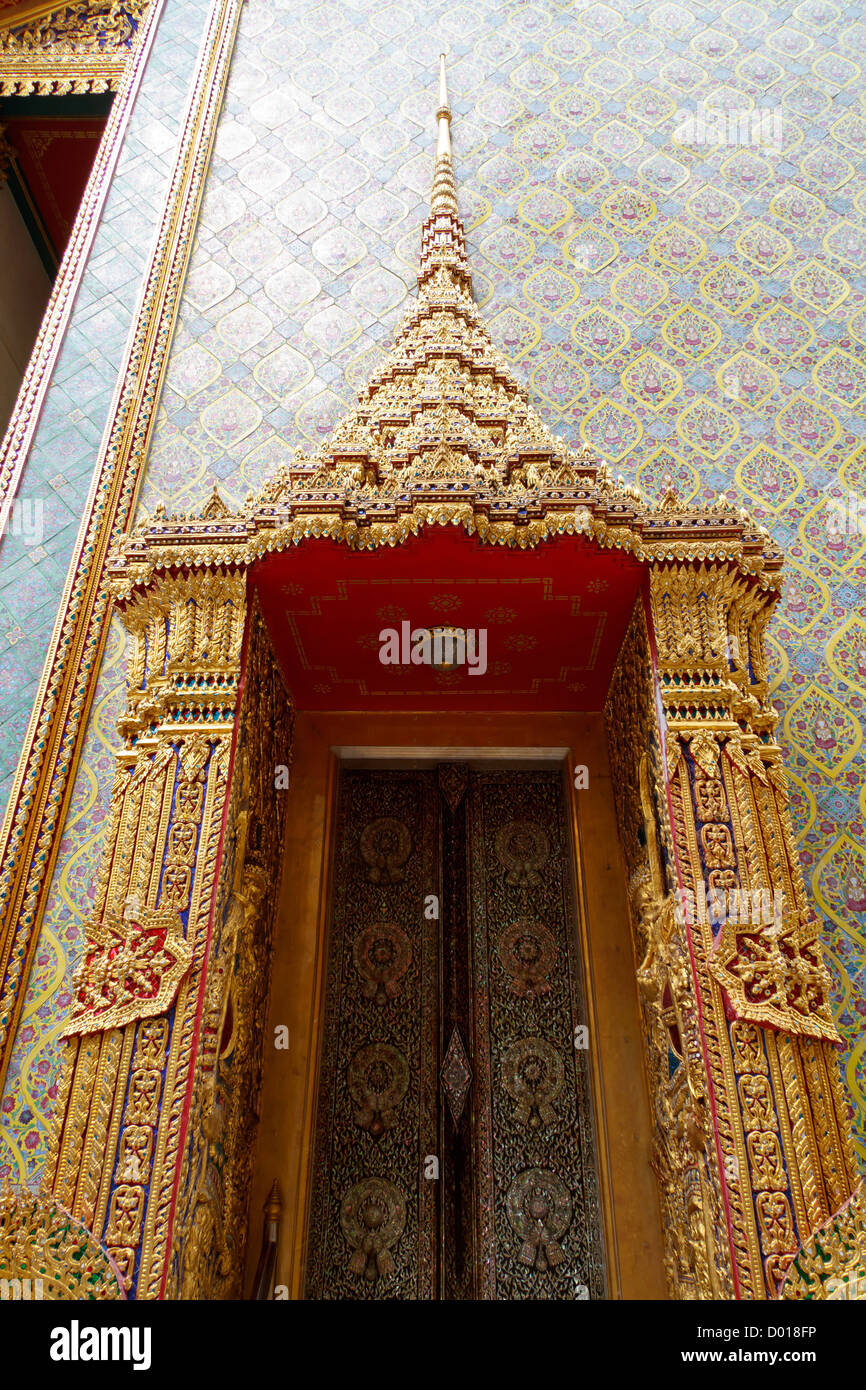 Part of the Temple Wat Ratchabophit in Bangkok, Thailand Stock Photo ...