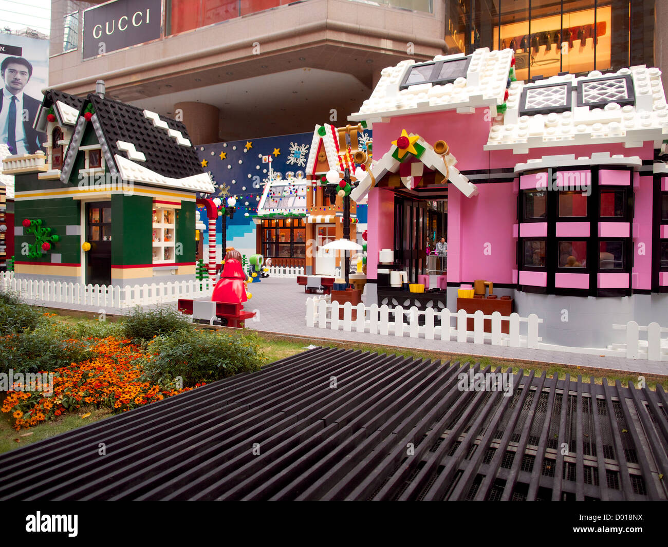 Christmas attraction at Times Square shopping mall in Causeway Bay ...
