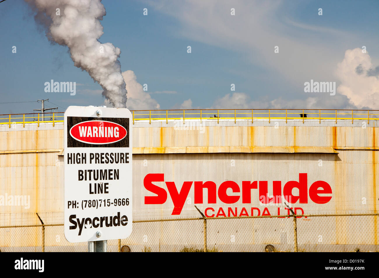 The Syncrude upgrader plant. The tar sands are the largest industrial ...