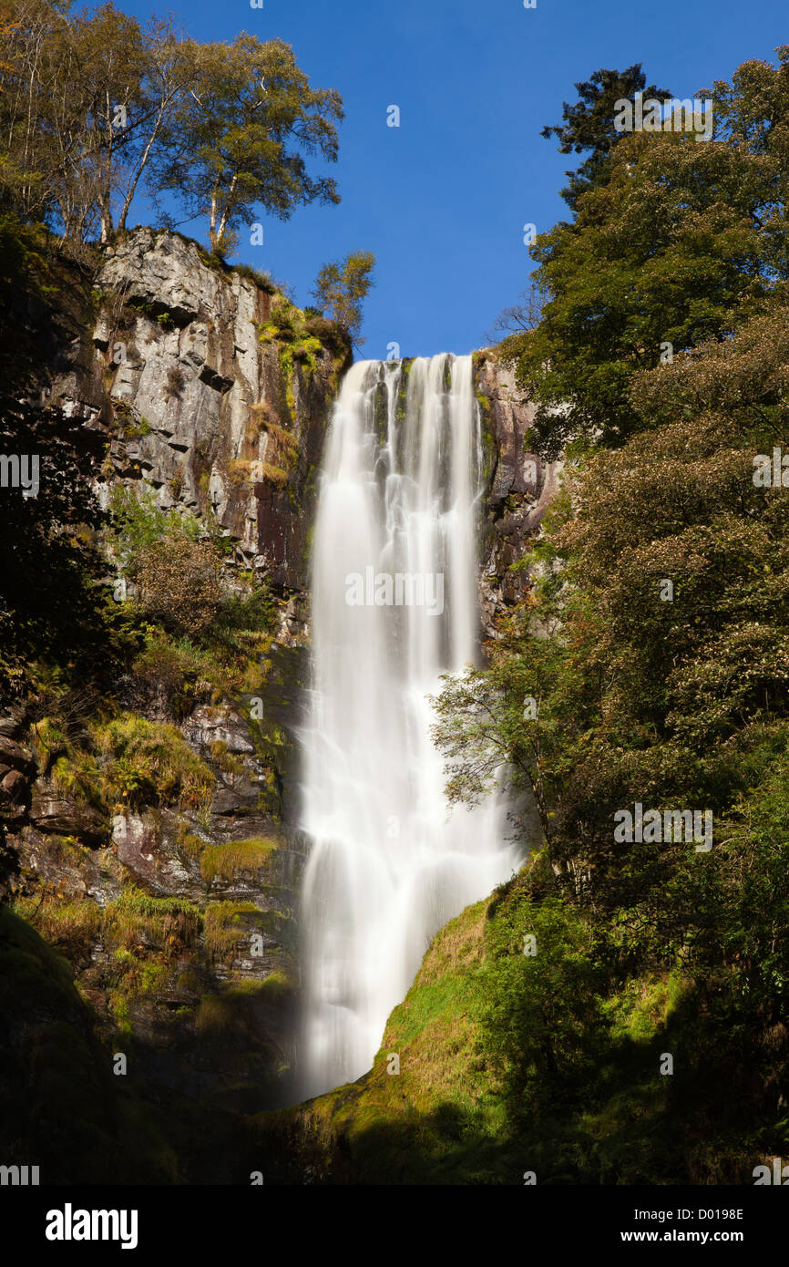 Pistyll Rhaeadr Upper Fall Stock Photo - Alamy