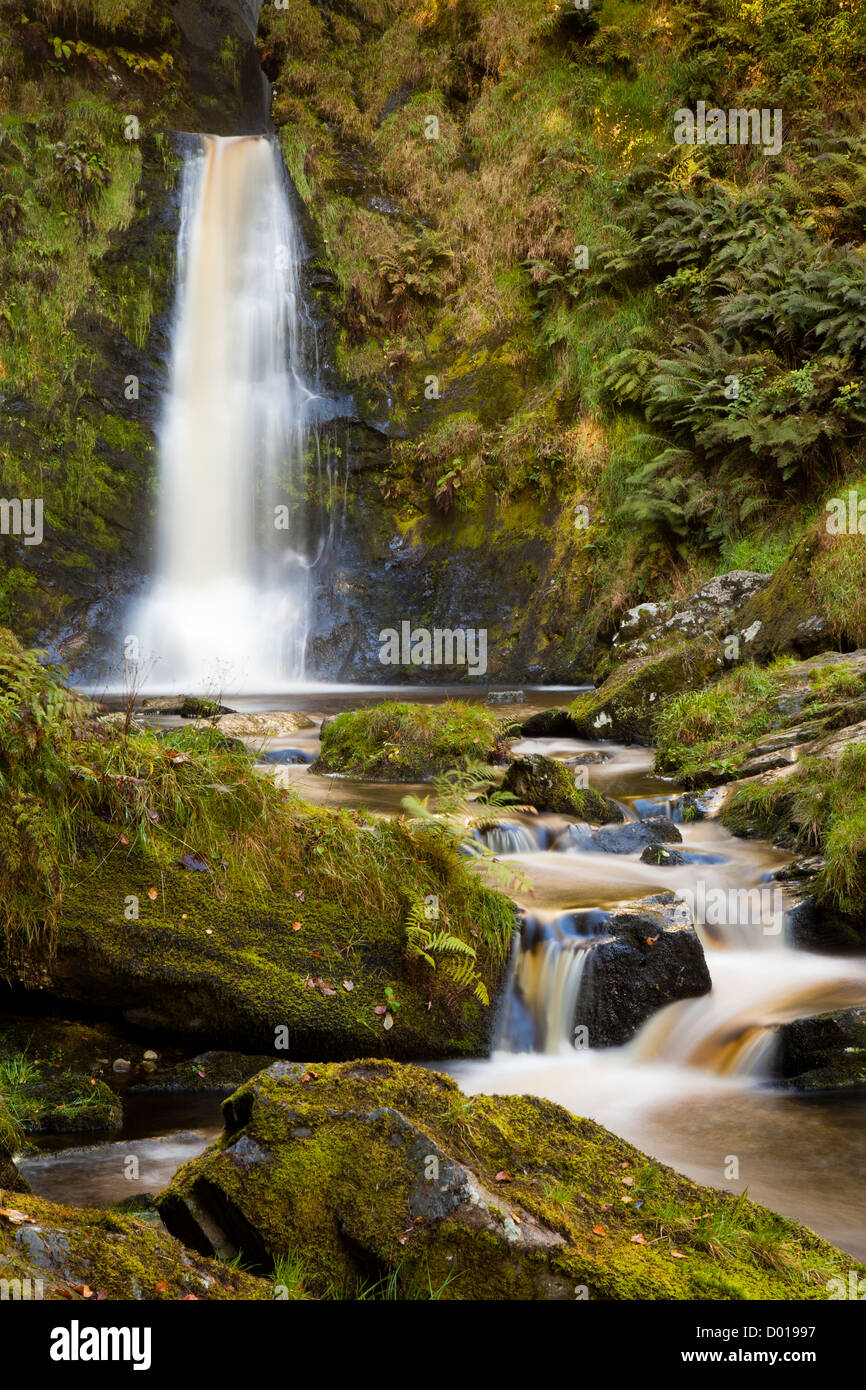 Pistyll Rhaeadr Lower Fall Stock Photo - Alamy