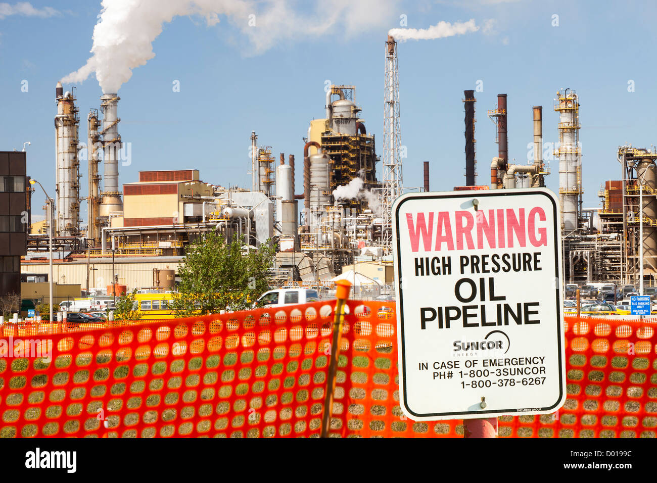 The Syncrude upgrader plant. The tar sands are the largest industrial ...