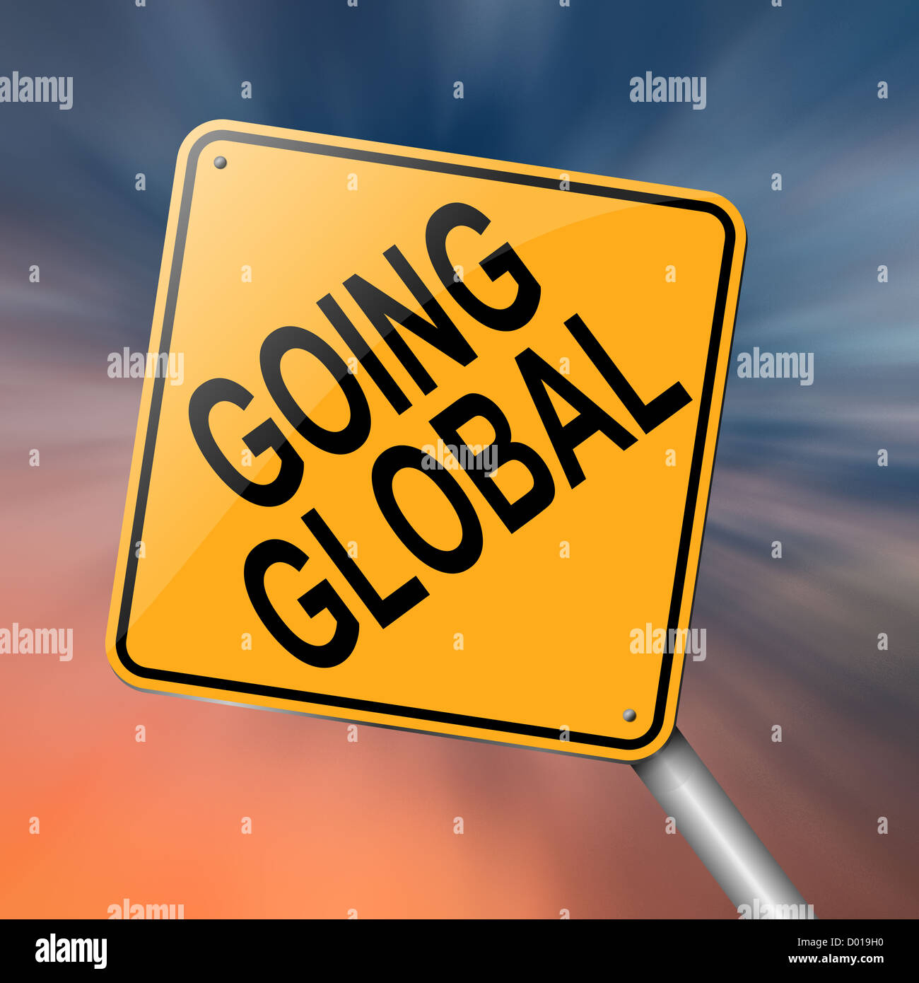 Going global illustration hi-res stock photography and images - Alamy