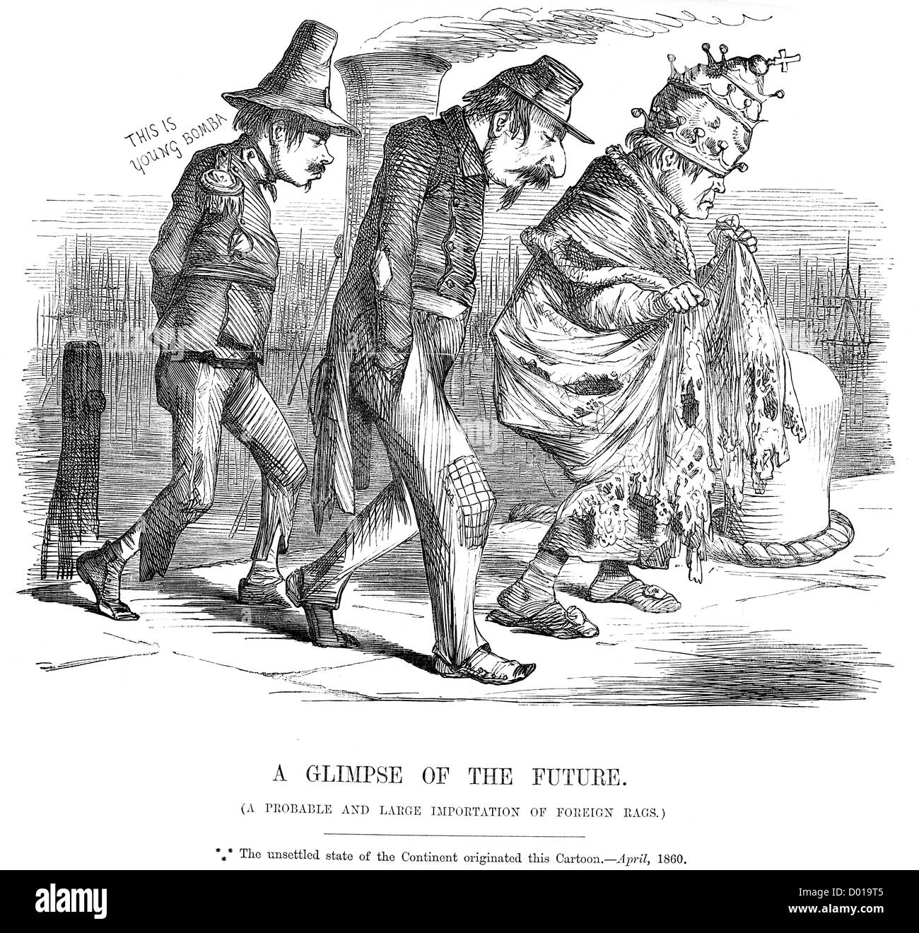 Immigration cartoon hi-res stock photography and images - Alamy