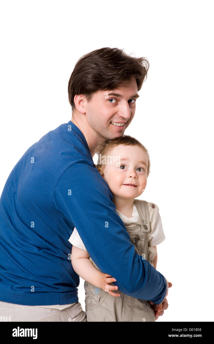 Happy father turning on hi-res stock photography and images - Alamy
