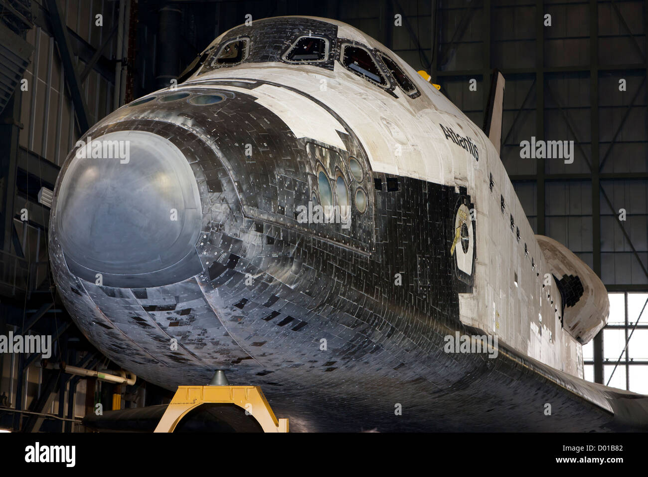 USA NASA Atlantis Space Shuttle VAB inside OV-104 Orbiter Rockwell ...