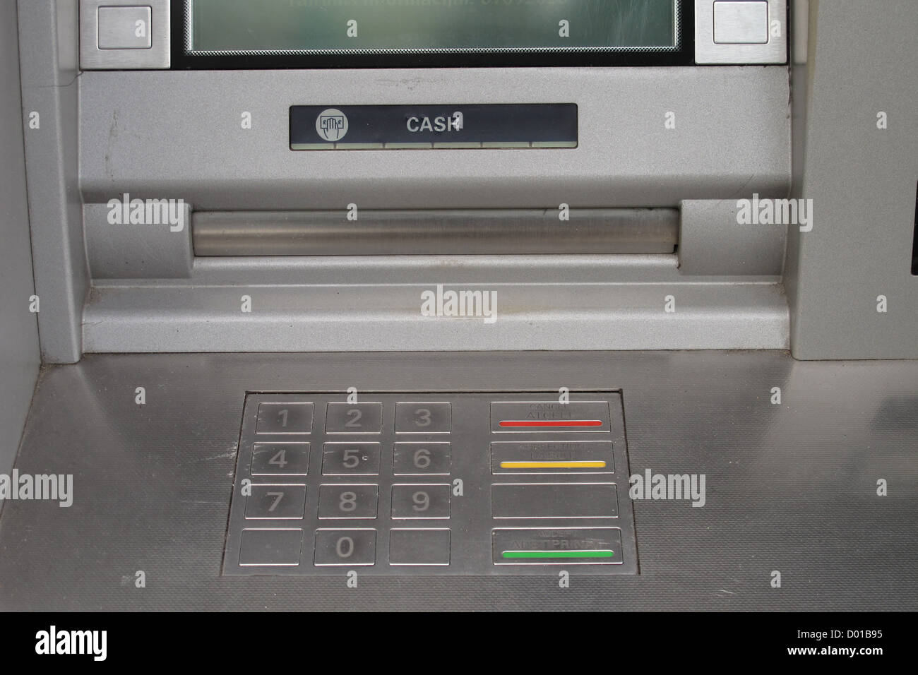 Cash machine keypad Stock Photo - Alamy