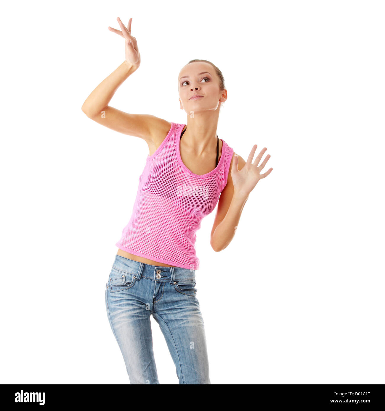 Teen dancing Stock Photo - Alamy