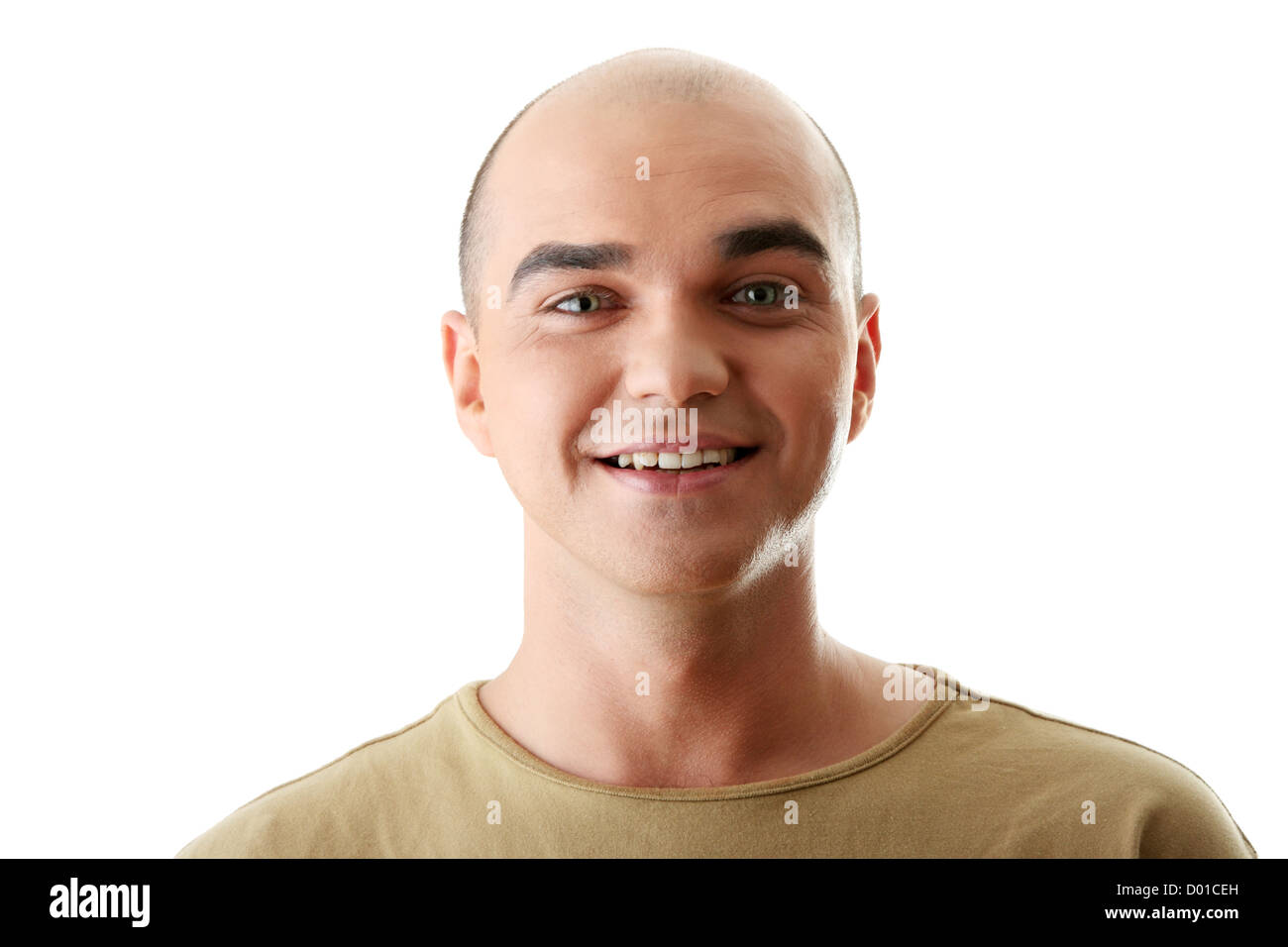 Man with happy facial expression isolated Stock Photo - Alamy