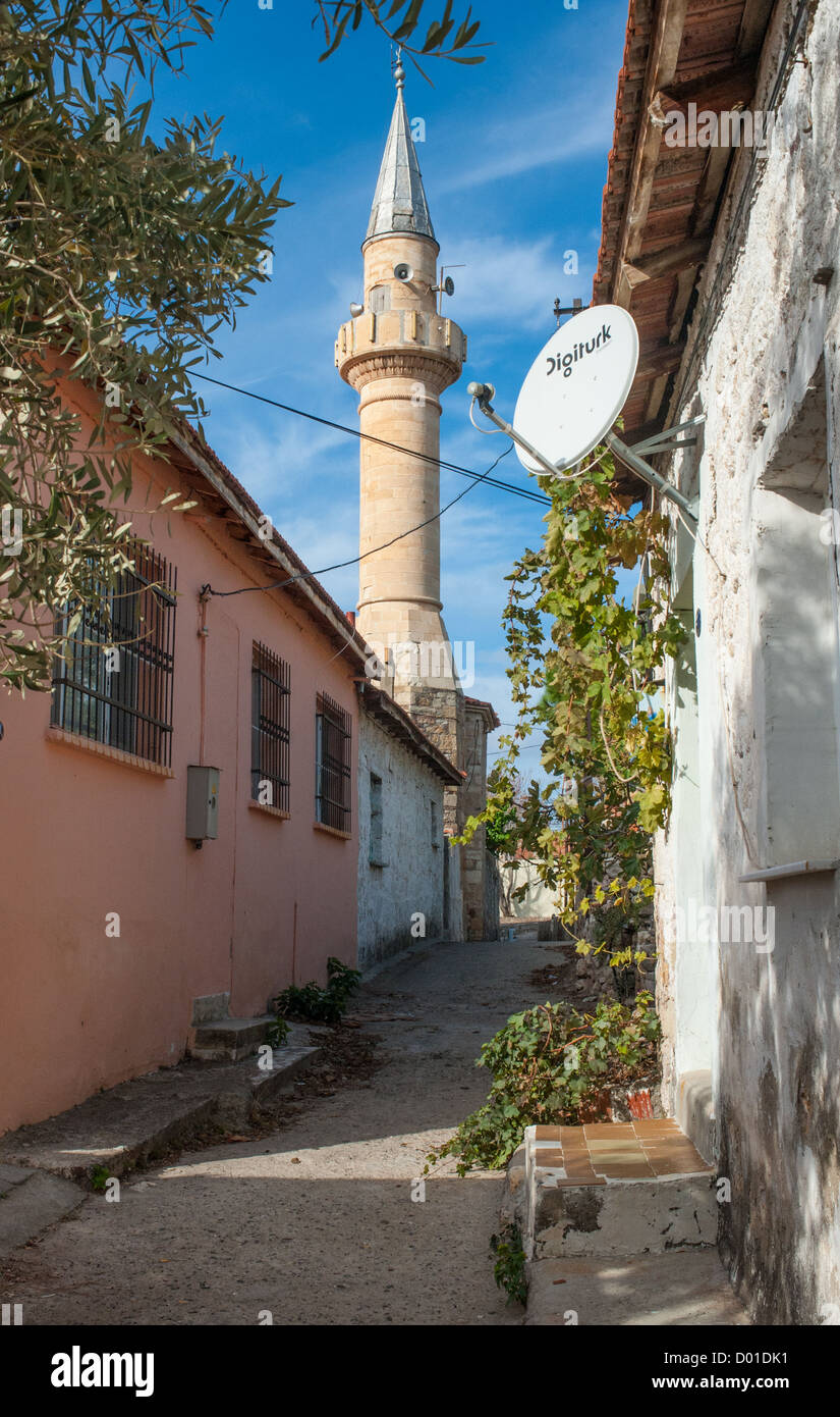 A back entry in Foca, Turkey leading to a mosque Stock Photo - Alamy