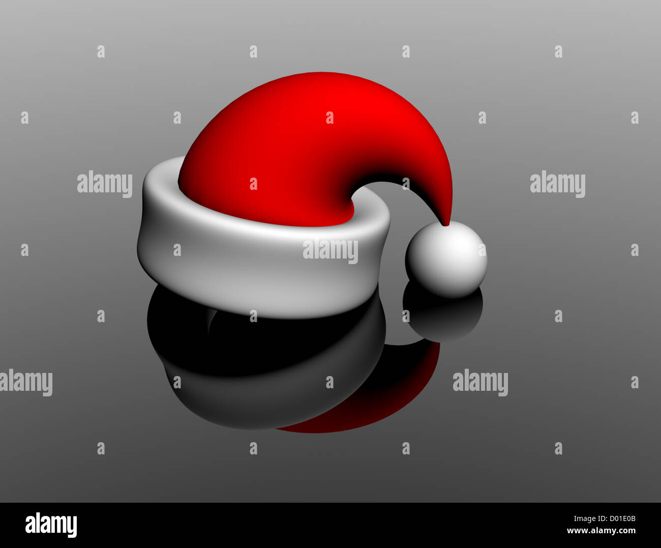 Cap of Santa Claus Stock Photo - Alamy