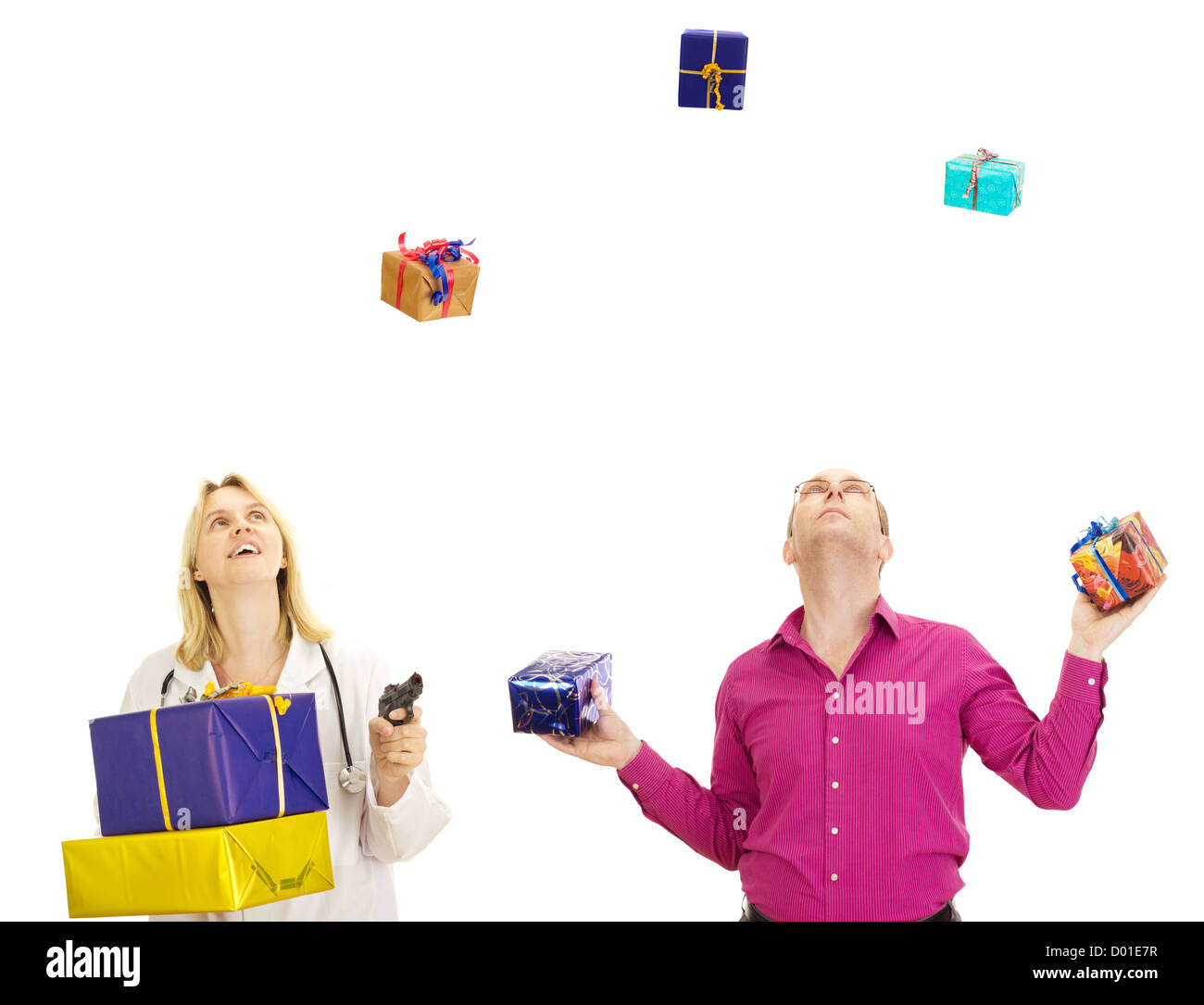 Children having birthday party Cut Out Stock Images & Pictures - Alamy