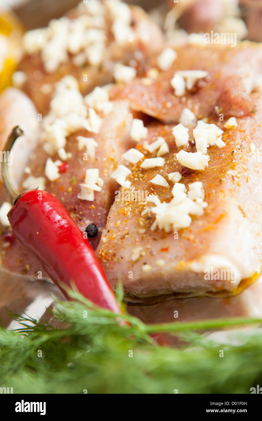Marinated beef slices hi-res stock photography and images - Alamy