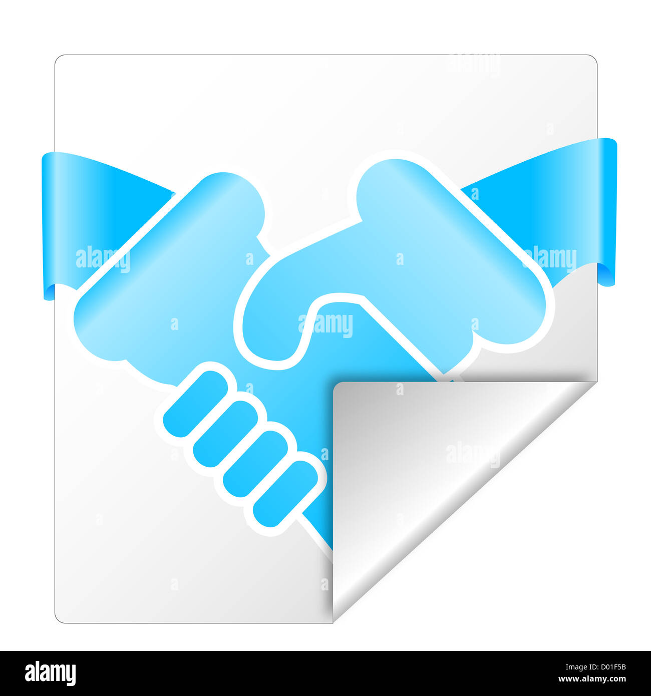 illustration of torch in hand on white background Stock Photo - Alamy