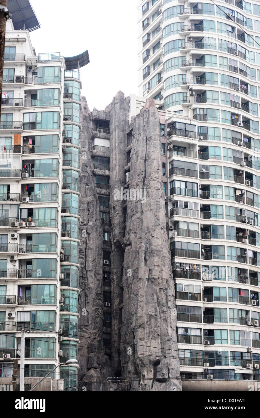 Unusual buildings in Shanghai Stock Photo - Alamy