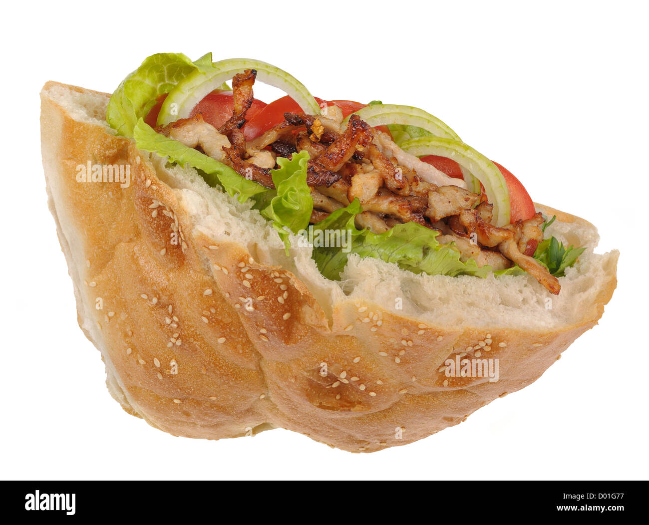 Fresh doner kebab Stock Photo - Alamy