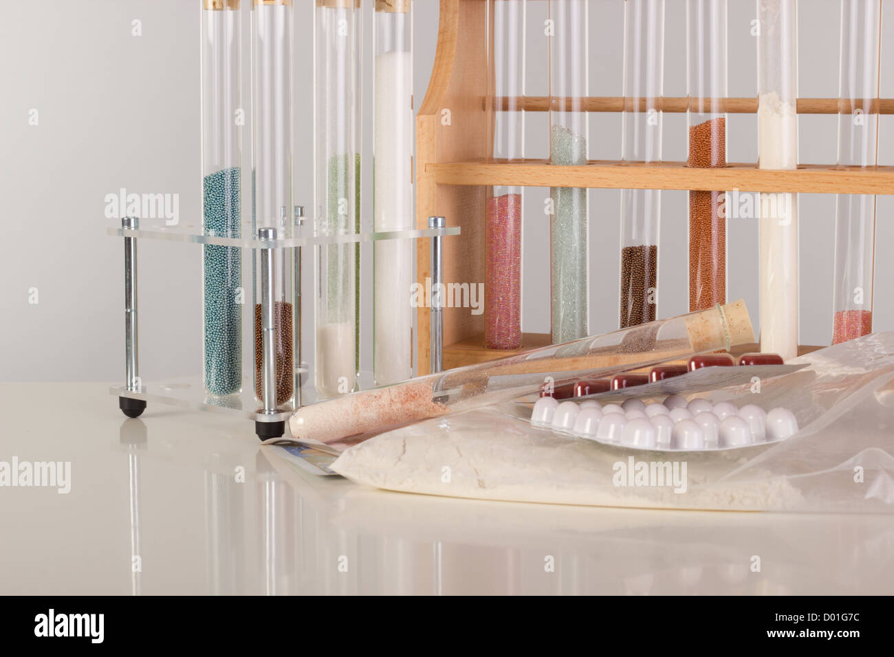 Test tubes in a pharmaceutical laboratory Stock Photo - Alamy