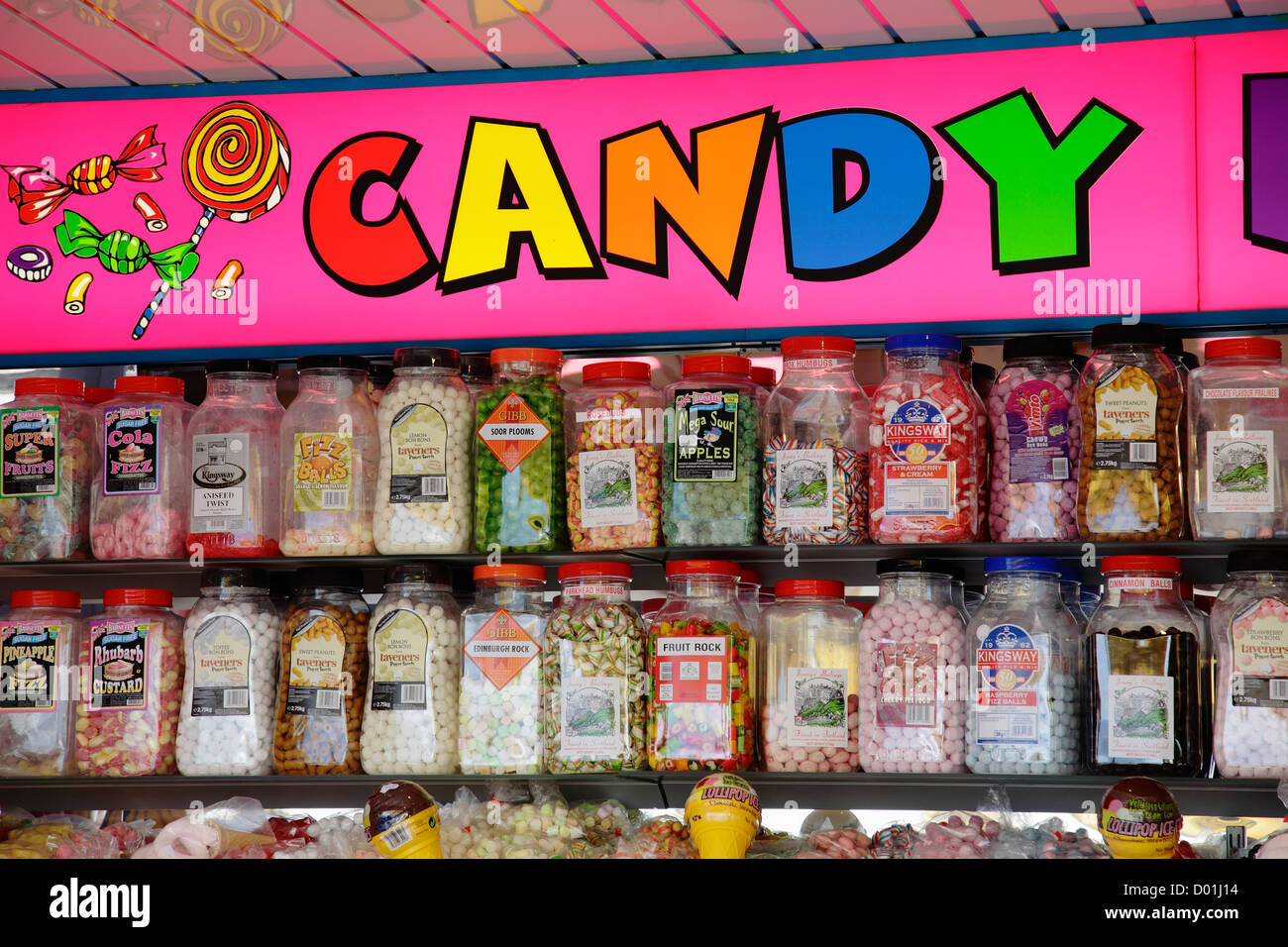 Sweet shop jars hi-res stock photography and images - Alamy