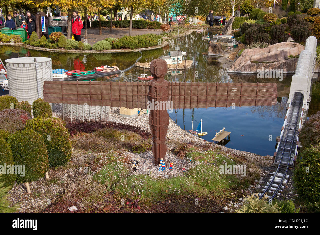 Miniland at Legoland theme park, Windsor, England, United Kingdom Stock ...