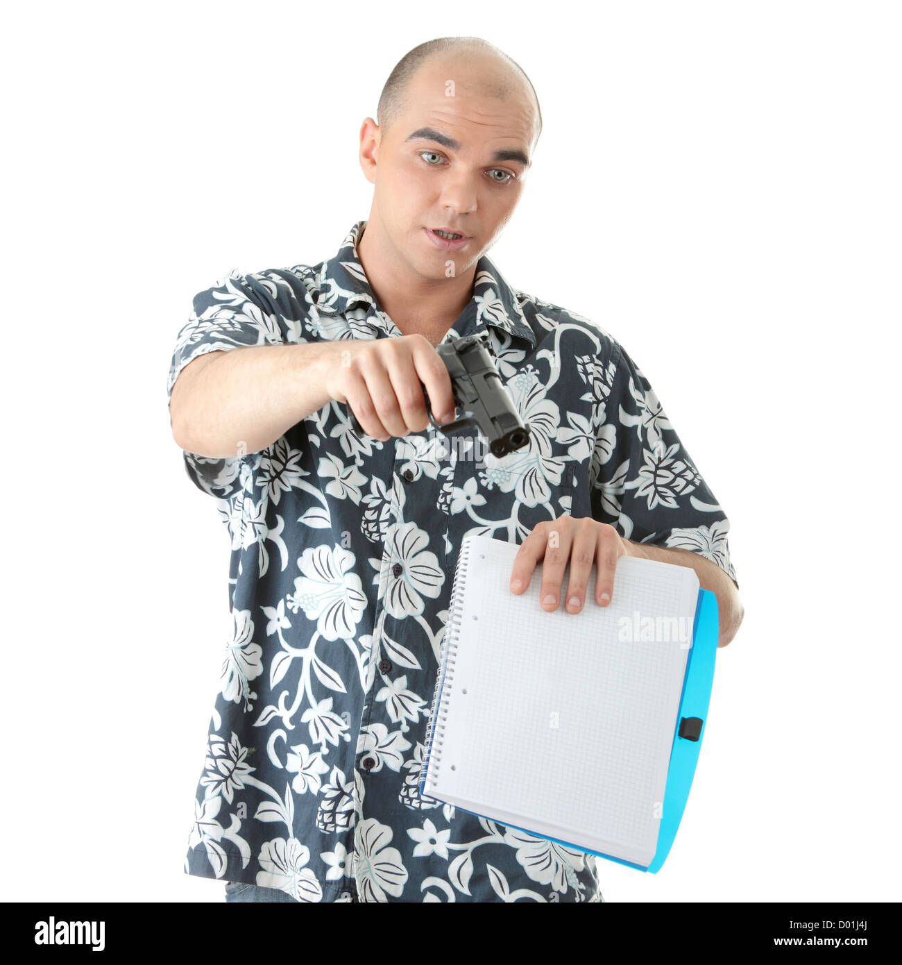 Person holding gun violence sign hi-res stock photography and images ...