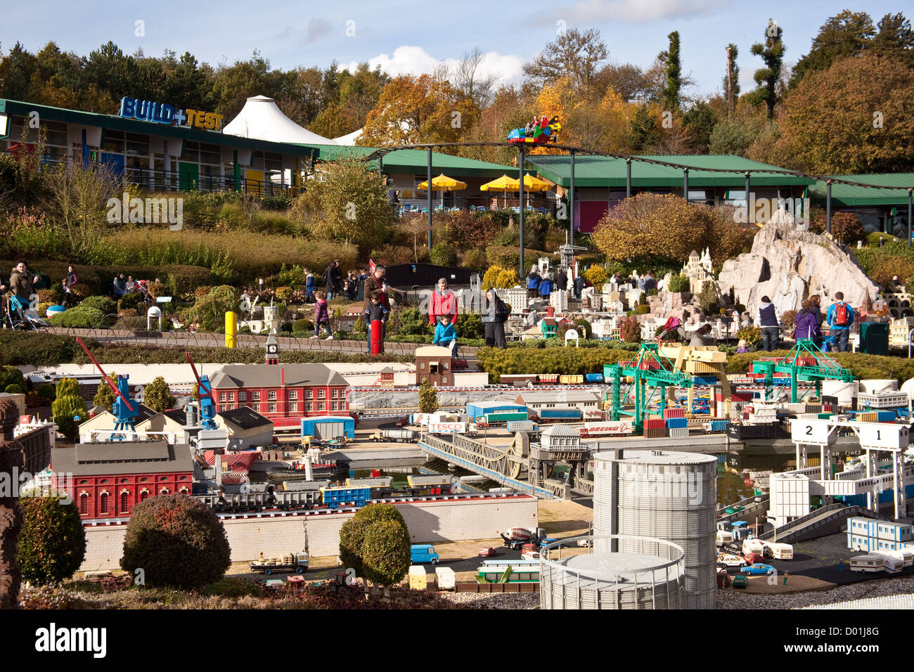 Miniland at Legoland theme park, Windsor, England, United Kingdom Stock ...