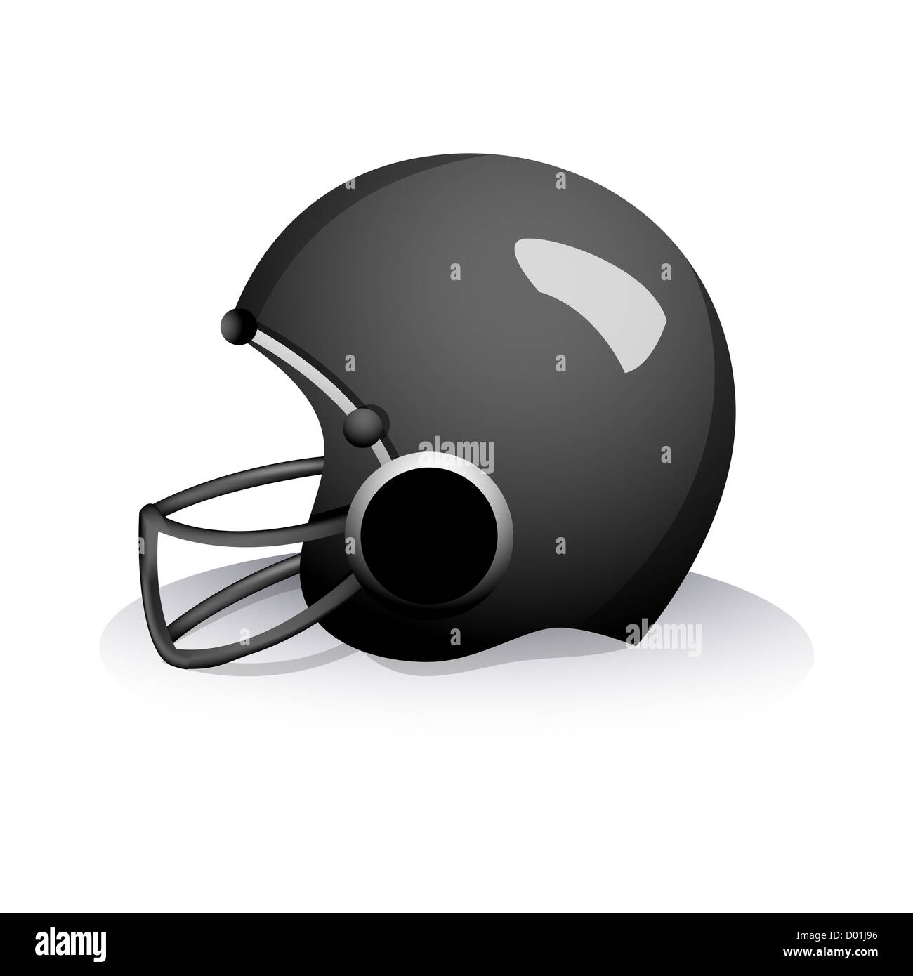 illustration of helmet on isolated white background Stock Photo - Alamy