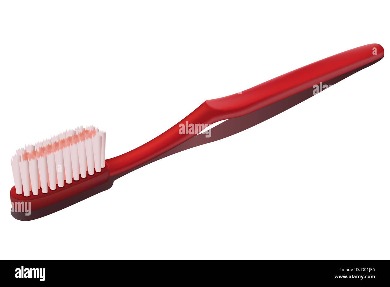 illustration of toothbrush on isolated background Stock Photo - Alamy