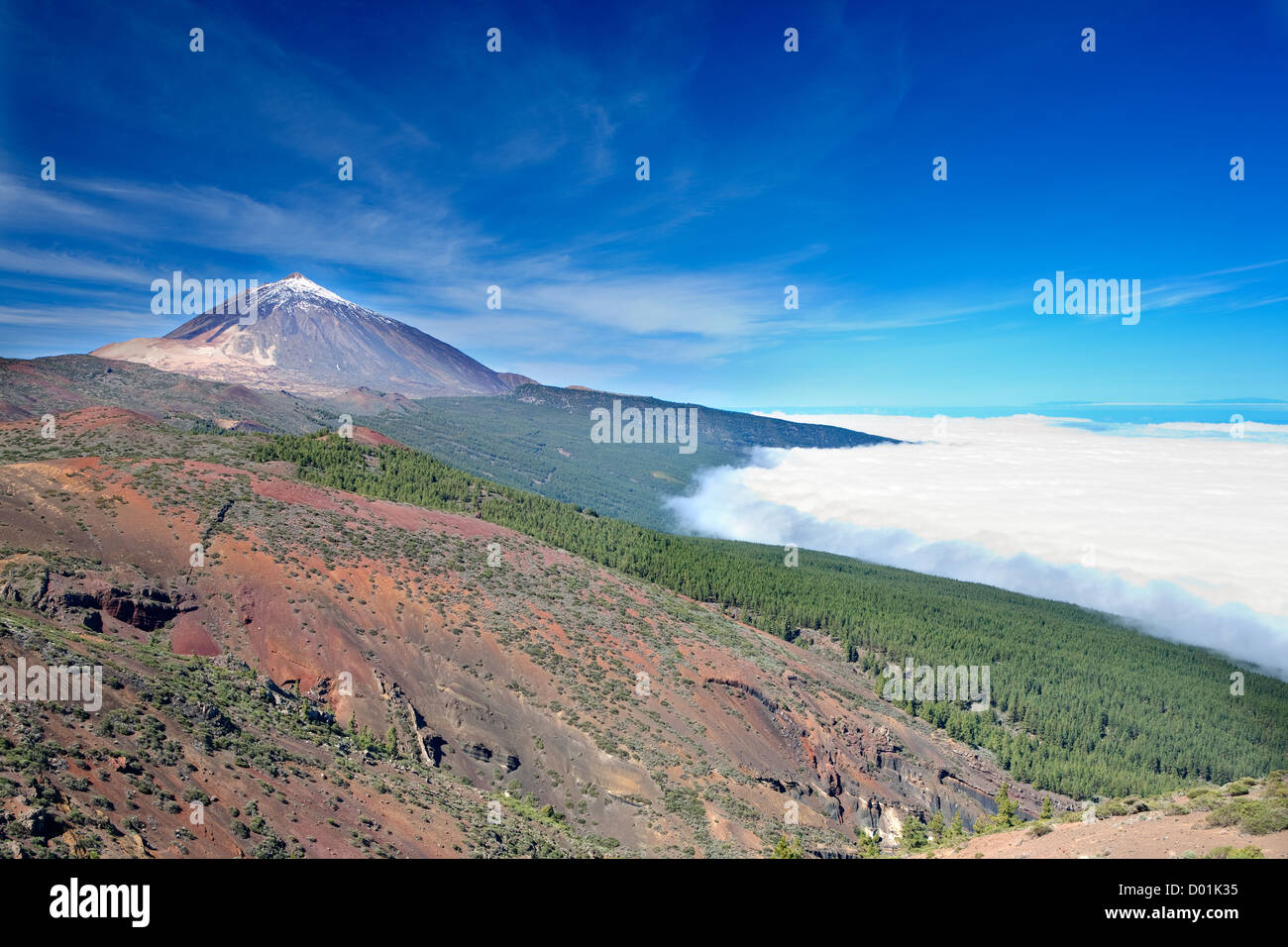 Nice photo of Teide spanish inactive volcano Stock Photo - Alamy
