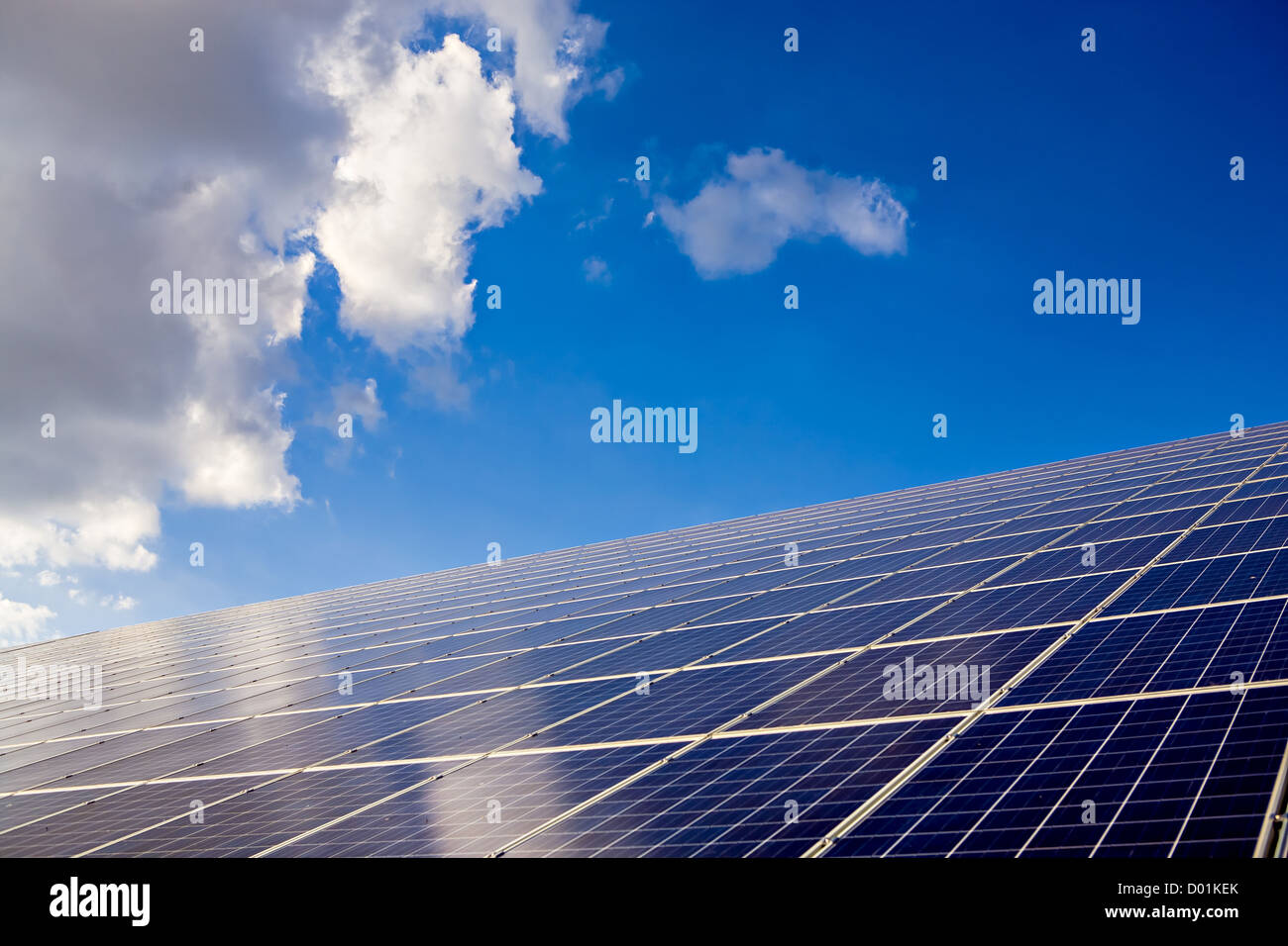 solar collector installation on a field in Germany Stock Photo - Alamy