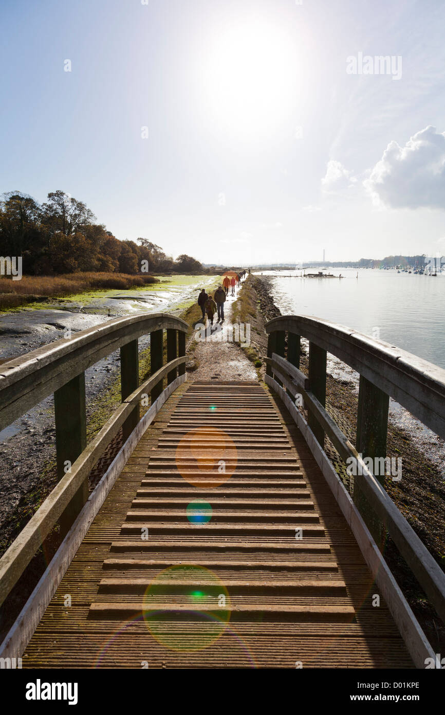 Arch footbridge hi-res stock photography and images - Alamy