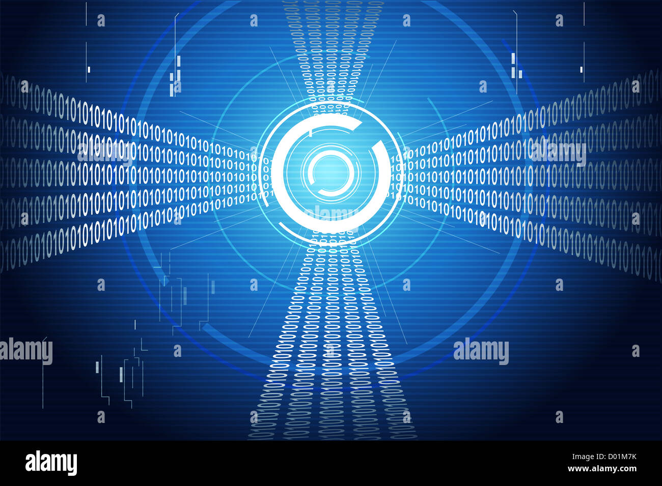 White abstract binary code background hi-res stock photography and images - Alamy