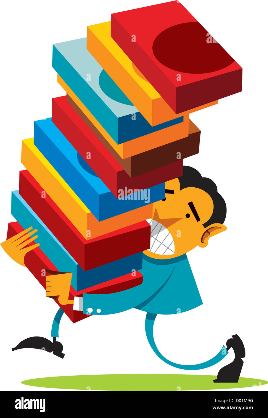 Man stack boxes hi-res stock photography and images - Alamy