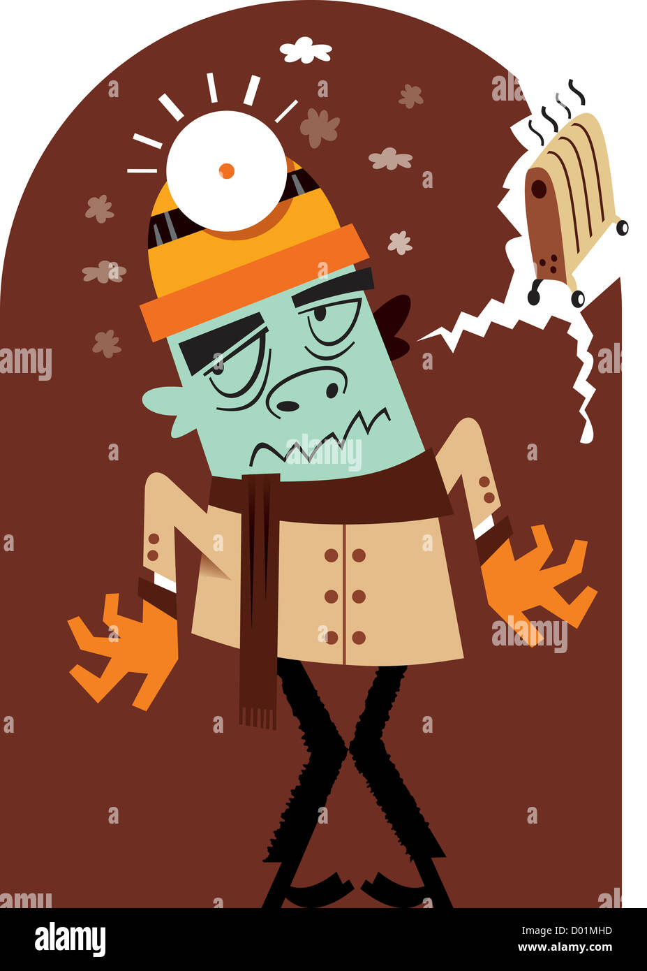 Man who is cold hi-res stock photography and images - Alamy