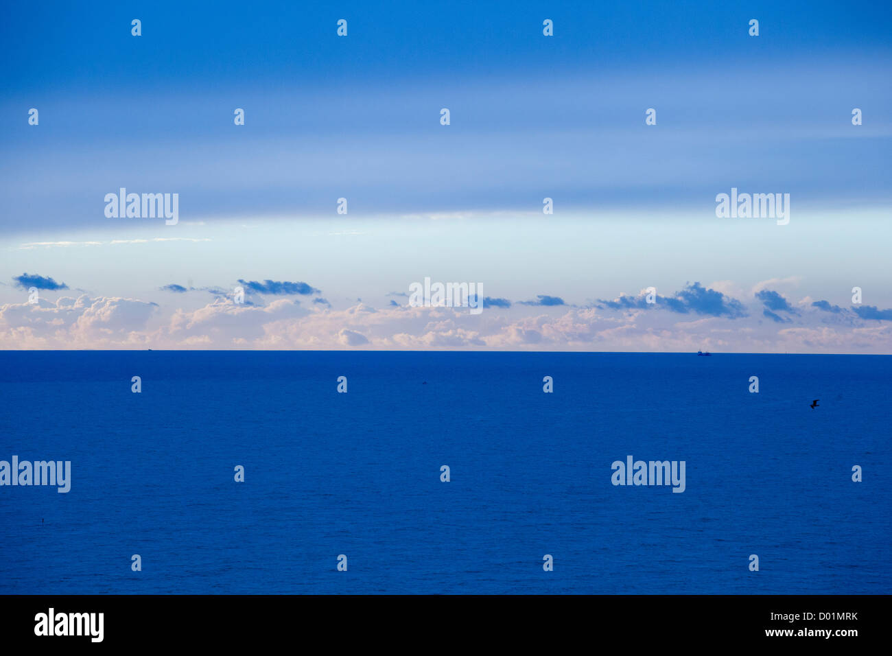 blue sea sky and clouds Stock Photo - Alamy