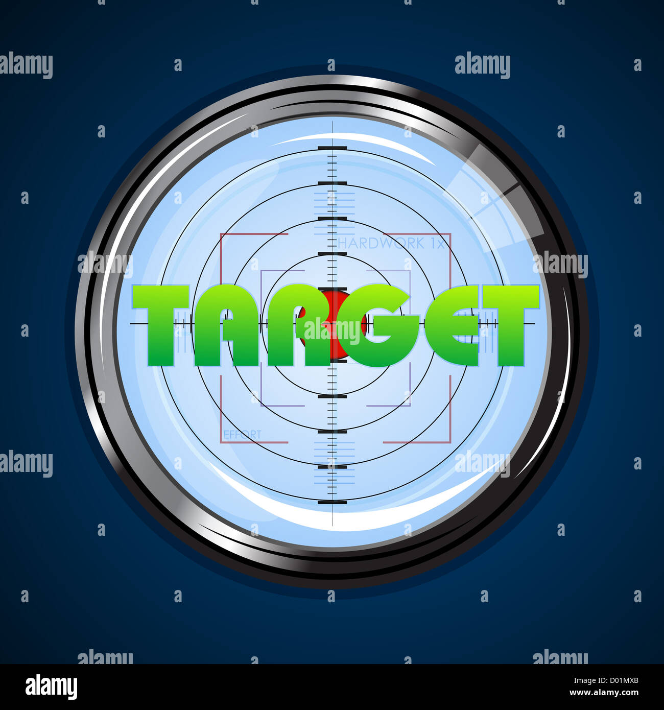 illustration of target board Stock Photo - Alamy