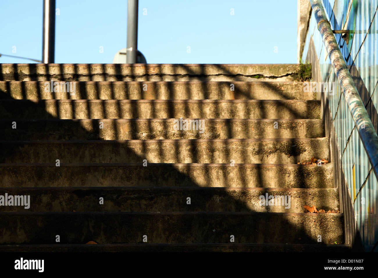 striped shadow on steps Stock Photo - Alamy