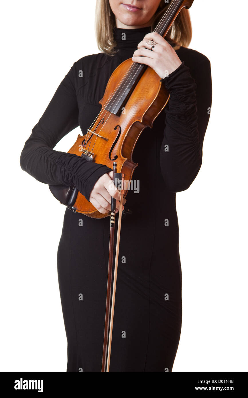 Detail woman playing violin hi-res stock photography and images - Alamy