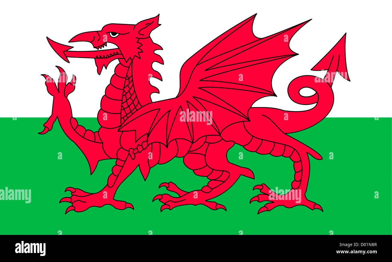 Cardiff wales flag hi-res stock photography and images - Alamy