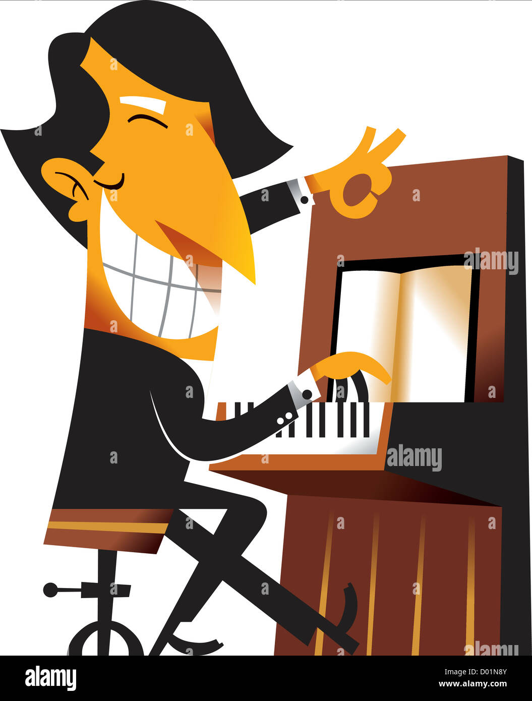 Piano Man Concert Stock Photos & Piano Man Concert Stock Images - Alamy