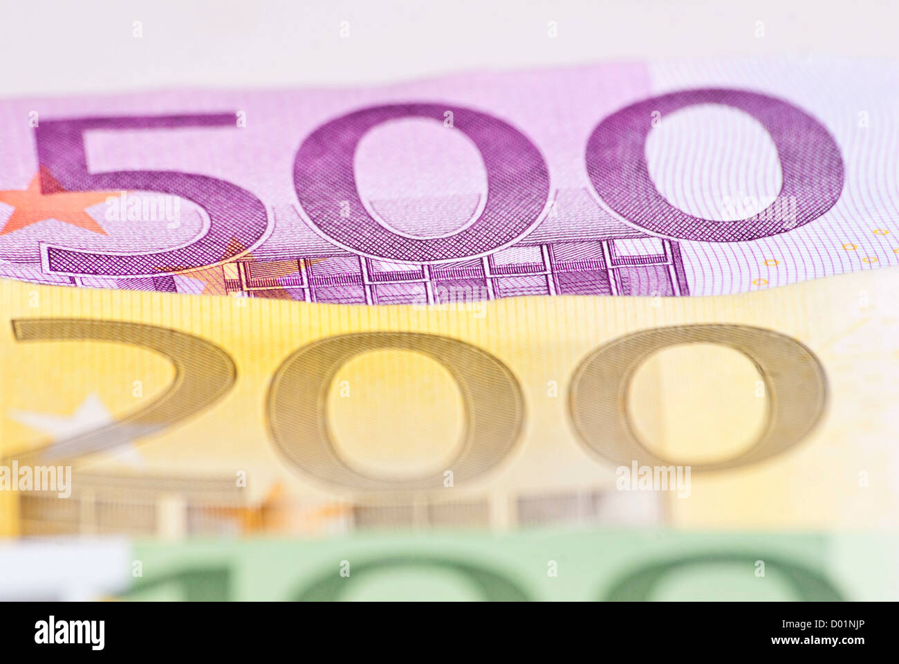 500 Euro Money Macro Stock Photo - Alamy