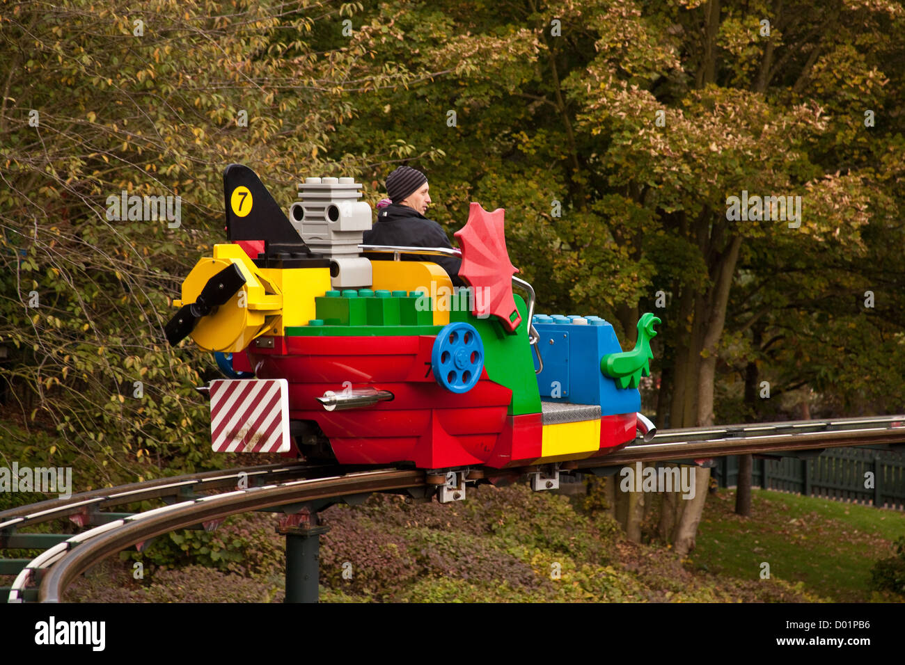 Sky Rider ride at Legoland theme park, Winsor, England, United Kingdom ...