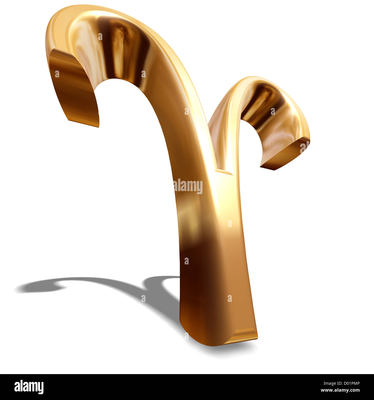 3D Zodiac Sign - Aries Stock Photo - Alamy