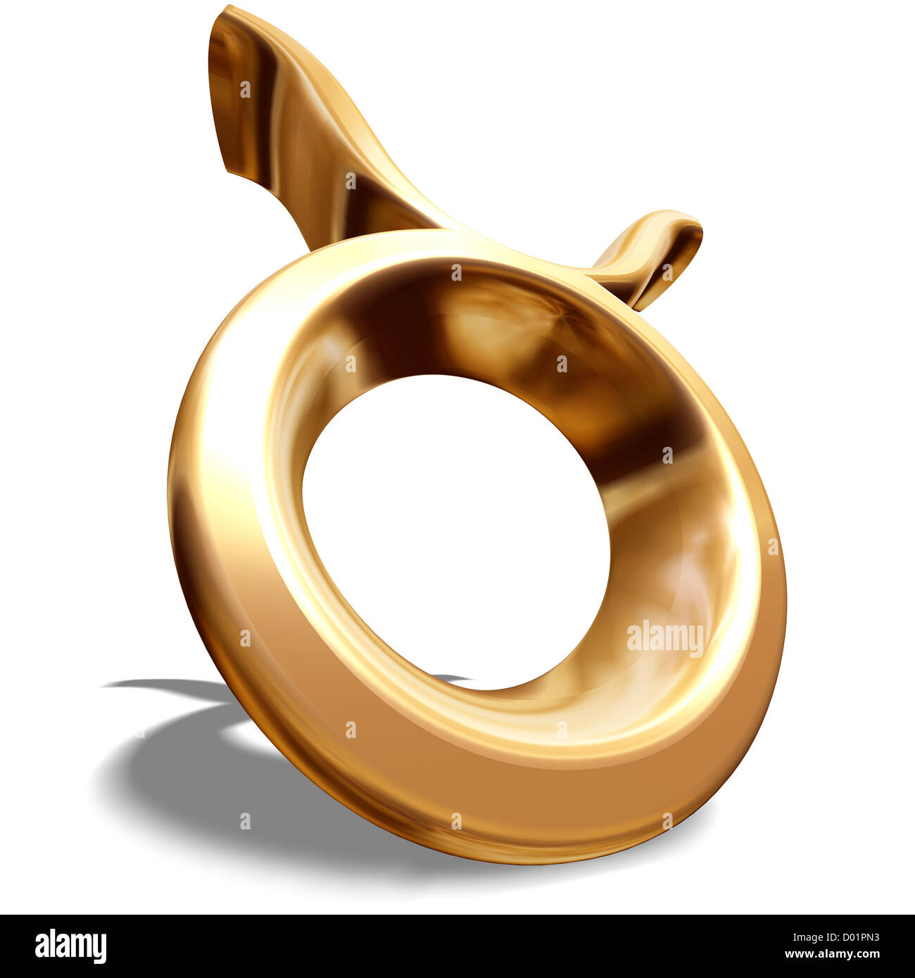 3d taurus zodiac sign hi-res stock photography and images - Alamy