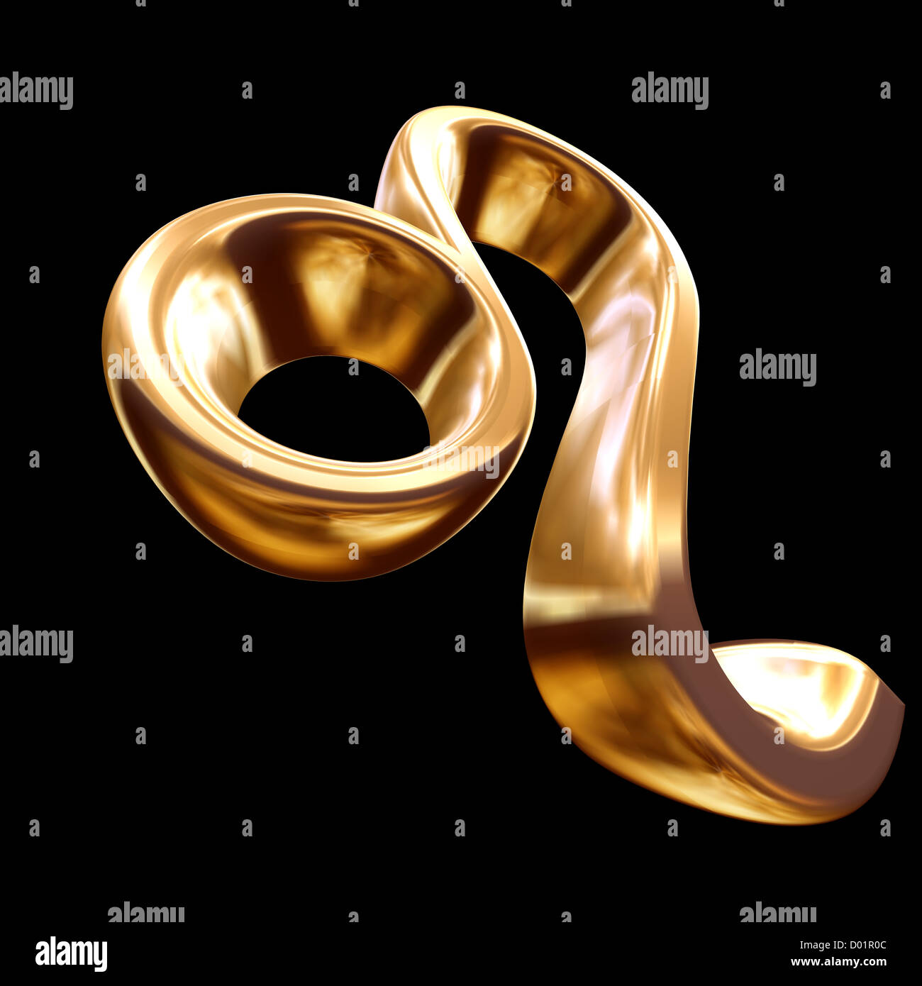 3D Zodiac Sign - Leo Stock Photo - Alamy