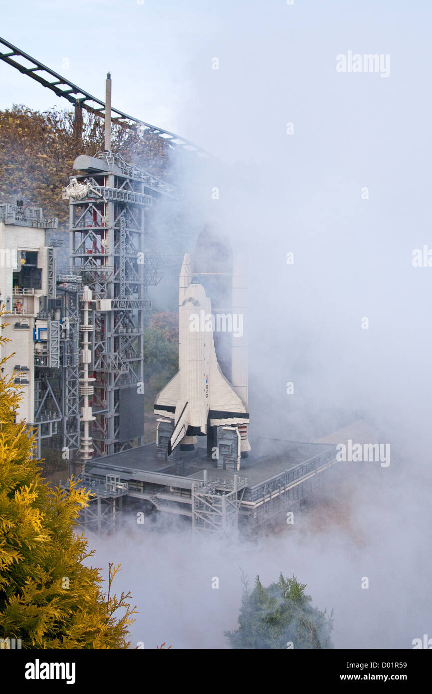 Nasa space models at Legoland theme park, Windsor, England, United ...