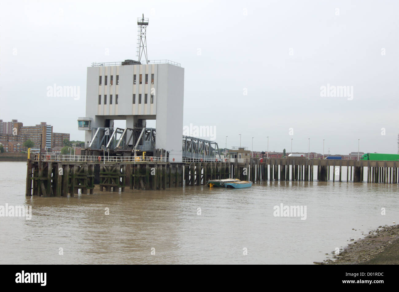 Ferry terminal at Woolwich in London, England Stock Photo - Alamy