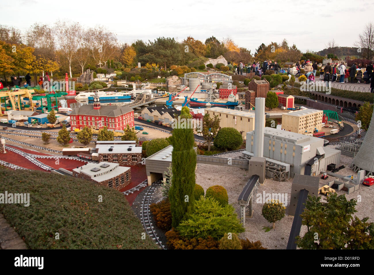 Miniland at Legoland theme park, Windsor, England, United Kingdom Stock ...