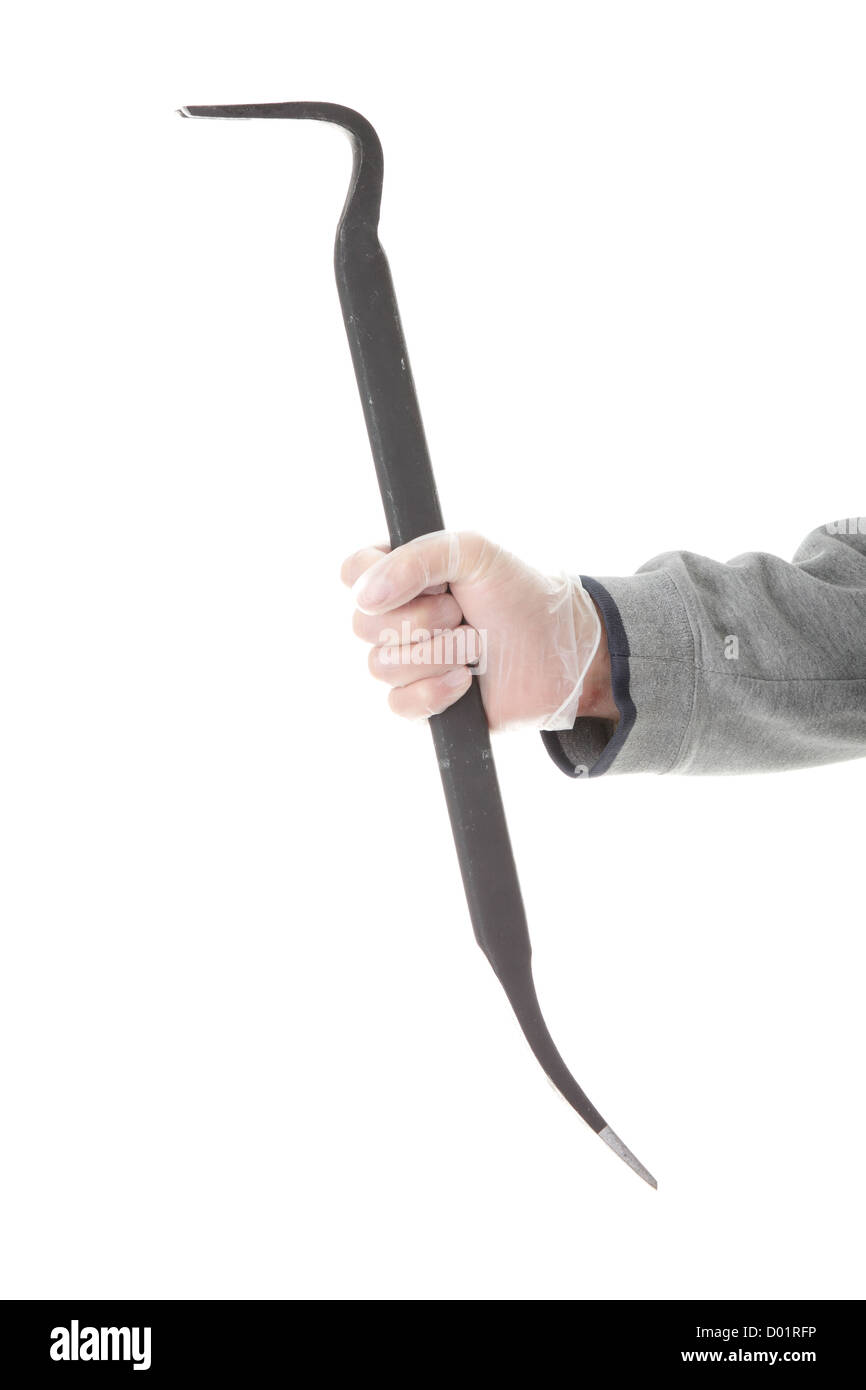 Crime criminal crowbar burglary young hi-res stock photography and ...